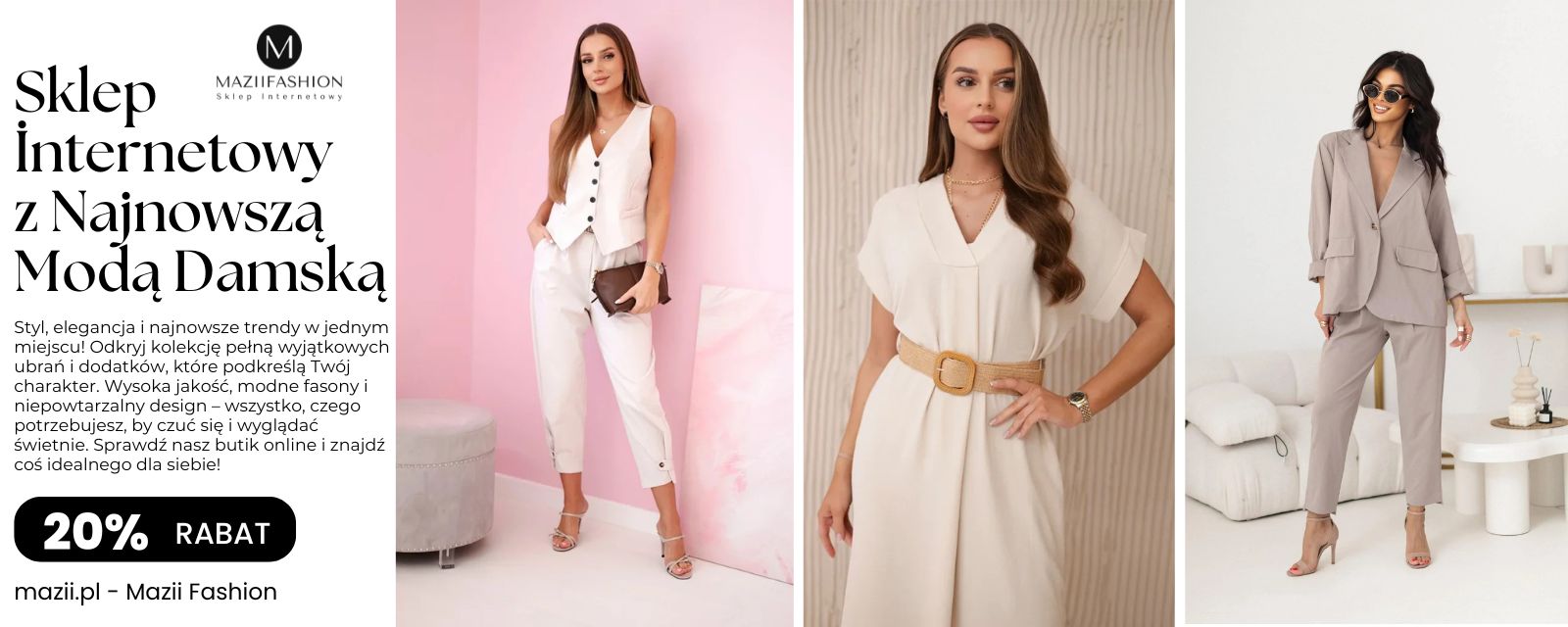 Sklep İnternetowy z Najnowszą Modą Damską 2026 | Mazii Fashion